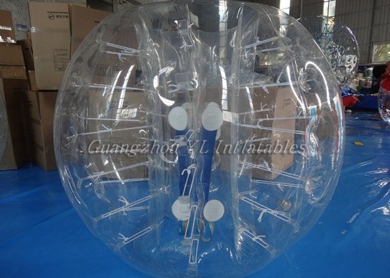 Transparent 1.25m Kids Bubble Ball Soccer / Bumper Balls For Fun