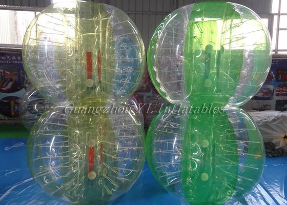 Good Half Yellow Feedback Body Inflation Ball Suit Soccer Zorbing Clear