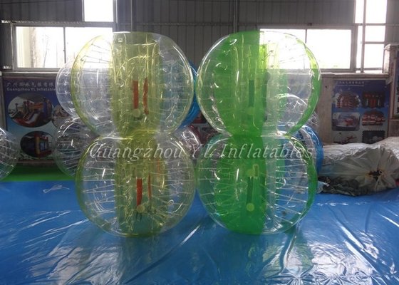 Good Half Yellow Feedback Body Inflation Ball Suit Soccer Zorbing Clear