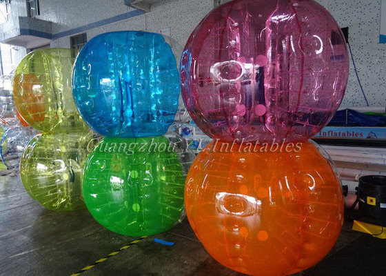 Half - Color TPU Inflatable Beach Toys Human Bumper Ball Soccer For People