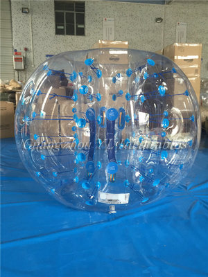 Colorful Buckles 1.55m  Sports Games Adult Bubble Ball , Funny Inflatable Bumper Ball