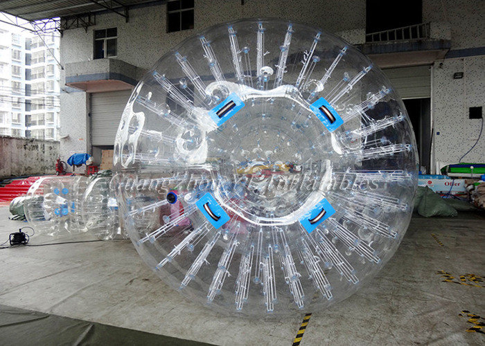Double - Sectioned Zorb Orb Inflatable Hamster Ball For Humans 1.0mm PVC