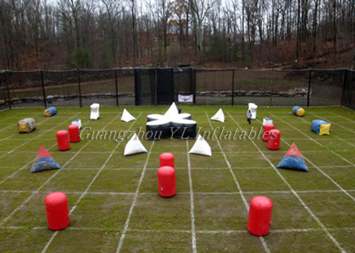 Outdoors Inflatable Paintball Bunker Field  For Adults