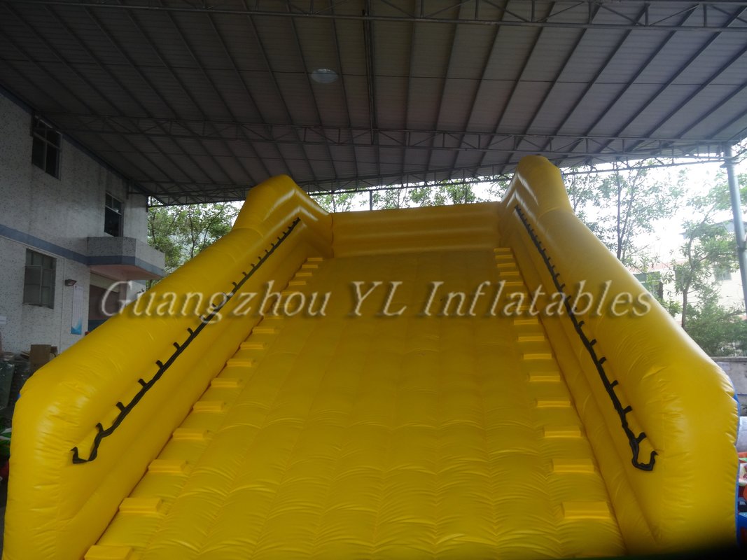 Inflatable Kids Toys Snow Field Blue Zorb Ball Race Track With Stopper