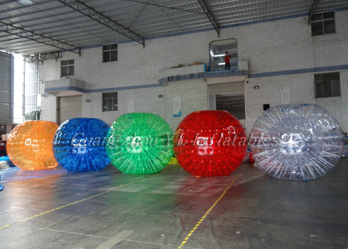 Full Color TPU Human Zorb Ball Crazy / Body Zorbing Ball For Human Rolling Events