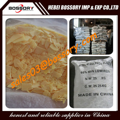 leather/dyeing/textile using SODIUM SULFIDE 60% /SODIUM SULPHIDE 60%