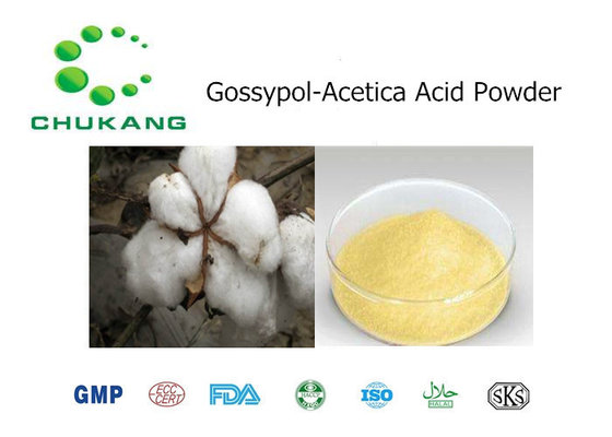 Cotton Seed Extract Organic Herbal Gossypol-Acetica Acid CAS 12542 36 8