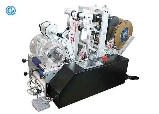 Tabletop Small Labeling Machine Semi Automatic Medicine Round Bottle