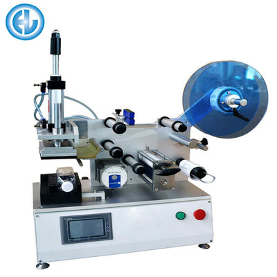 Lids / Box Semi Automatic Labeling Machine , Square Bottle Lmanual Label Applicator
