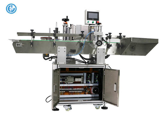 Ronde Plastic Glasfles Etiketteringsmachine hl-t-401 met Overzee Serive-Etiket het Kleven Machine
