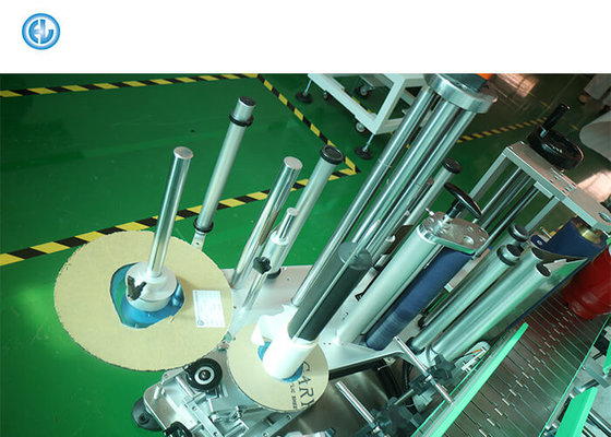 Fire Extinguisher Flat Bottle Labeling Machine , Oil Bucket Adhesive Labeling Machine