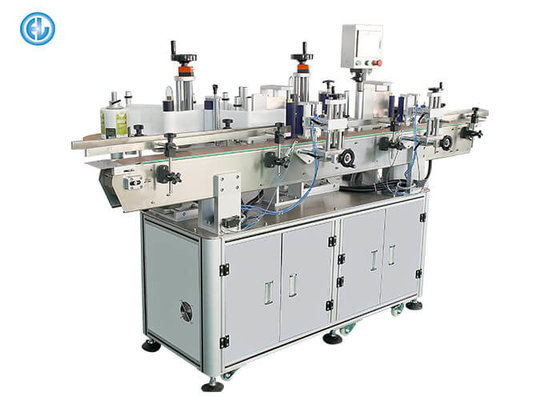 Front Back Double Side Labeling Machine , Bottle Label Applicator Machine