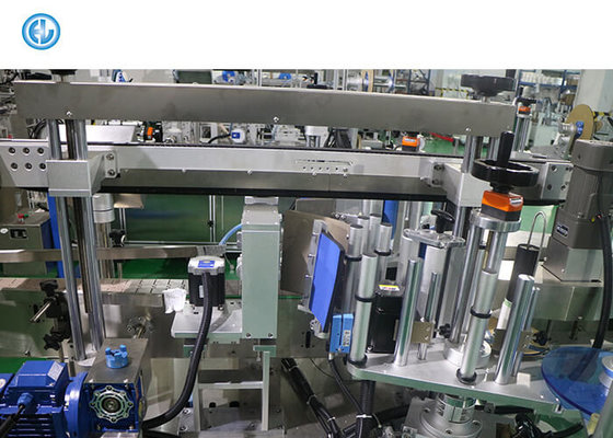 Two Side Manual Bottle Labeling Machine Oil / Cola Bottle Labeling