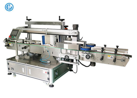 Stainless Steel Adhesive Labeling Machine For Plastic Round Square Bottles