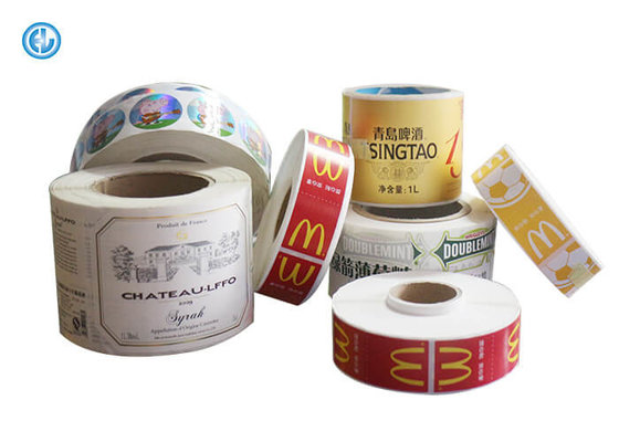 Customized Self Adhesive Waterproof Thermal Packing Label / Barcode Label Sticker