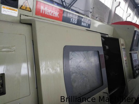 Used Mazak super quick turn 15s Mark II CNC lathe