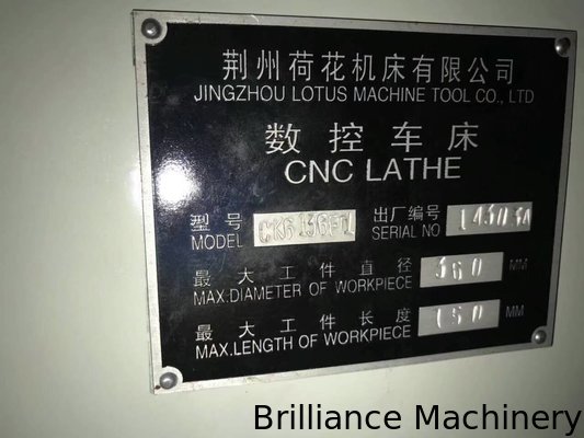2014 Jingzhou Lotus CK6136 CNC Horizontal Lathe