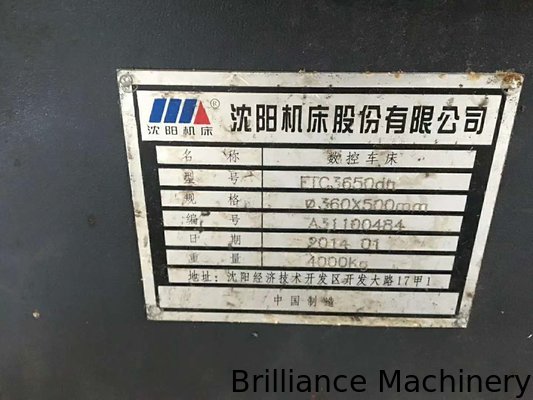 2014 SMTCL ETC3650h CNC Slant Lathe