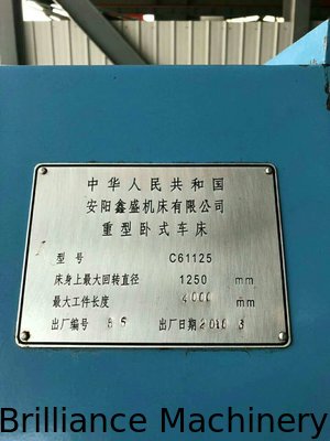 2010 Used Anyang Xinsheng C61125 Horizontal Lathe 4m