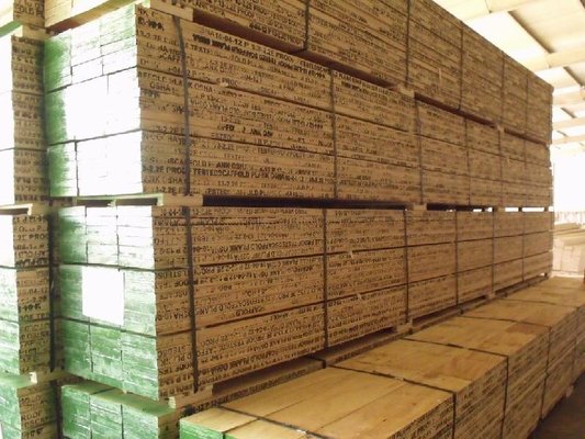 Phenolic Glue LVL Lumber Radiate Pine  LVL Scaffold Plank OSHA Scaffold For Construction