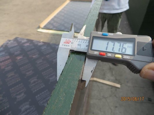 WBP phenolic glue film faced plywood , high quality film faced plywood