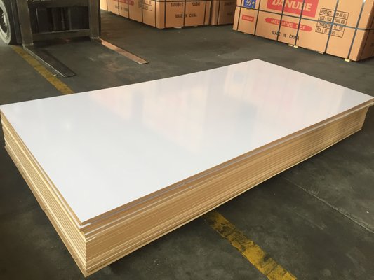 Melamine MDF,melamine faced MDF.TITANIUM WHITE.
