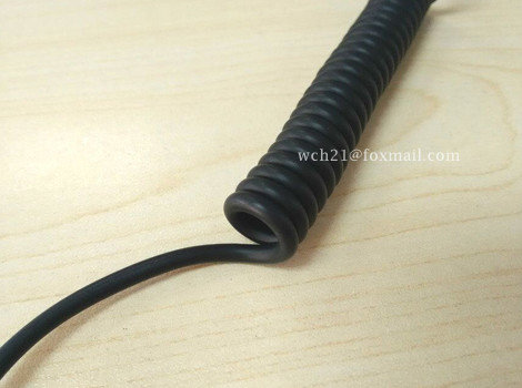 China UL2464 PVC-sheath Popular Curly Electronics Spiral Cable supplier