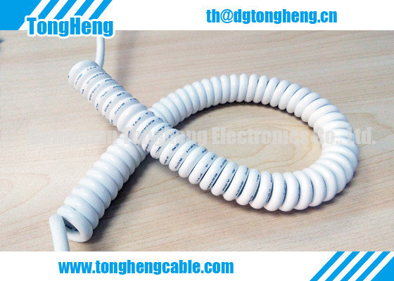 Custom Made High Flex Coiled Retractable Cable supplier