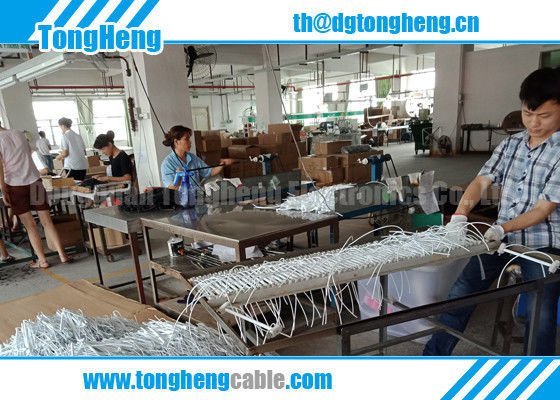 Convenient Use Extendable Coiled Spiral Cable 105C 300V supplier