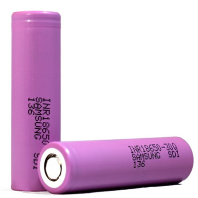 Hot selling 100% Authentic18650 batery Samsung INR18650 30Q battery 3000mAH for e-cig