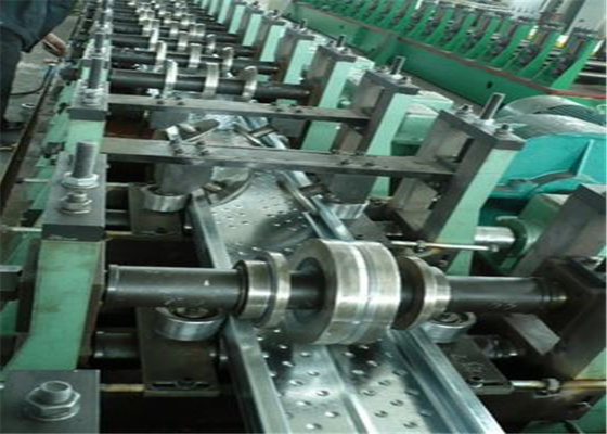 Hydraulic Cutting Sheet Roll Forming Machine , 16row Rollers Sheet Bending Machine