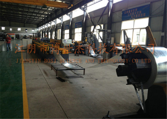 30KW Automatic Metal Roll Forming Machine , Parking Metal Forming Machine 380V