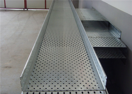 Steel Cable Tray / Strut Channel Support Roll Forming Machine 8-15m/min