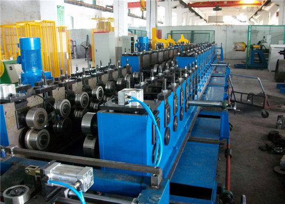 Automatic Galvanized Steel Perforated Cable Tray Roll Forming Machine With Hydraulic Station