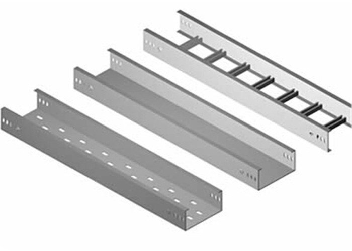 Galvanzied Ladder Type Cable Tray Roll Forming Machine With Cr12 Roller