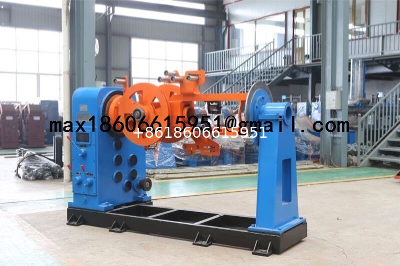 low price high quality 2 year warranty steel wire armouring machine.cable armored equipment 	400/500/600/800/1000