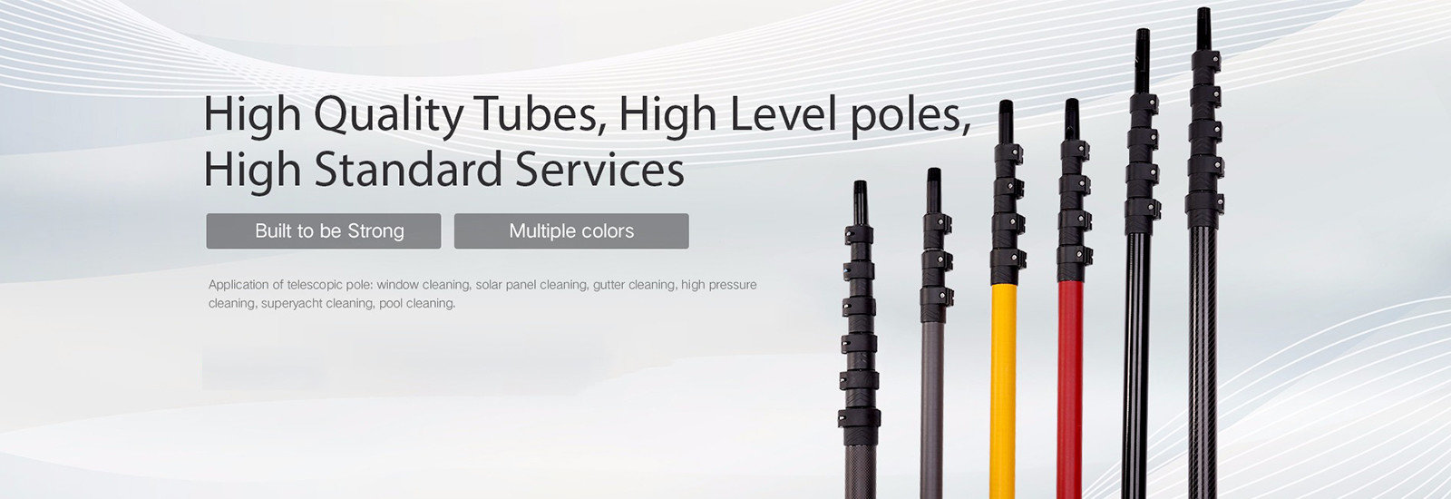 High Modulus Carbon Fiber Pole