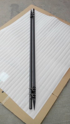 High Rigidity Carbon Fiber Outrigger Poles , Reinforced Center Rigger Pole