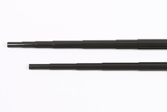 High strength 55FT 100% Carbon Fiber Telescopic Pole / carbonfibre pole