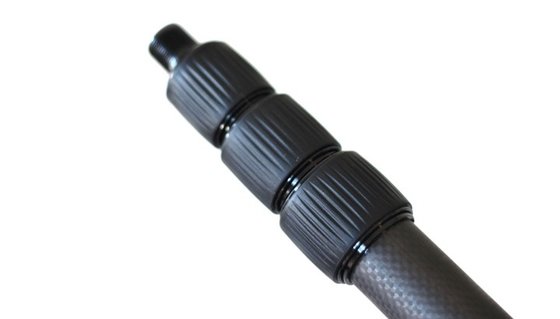 9FT Carbon & Fiberglass Hybrid Composite Pole / telescoping boompole