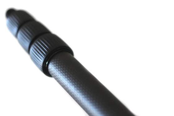 retractable 2M Carbon Fiber Boom Pole boom mic pole in 4 sections