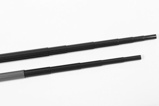18ft Carbon Fibre Window Cleaning Poles , mixed carbon fiber telescopic pole for window washing