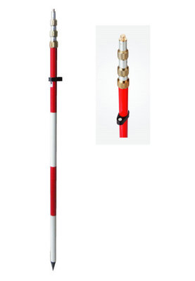 insulated stiff fiberglass GPS surveying pole fiber High Strength glass tube