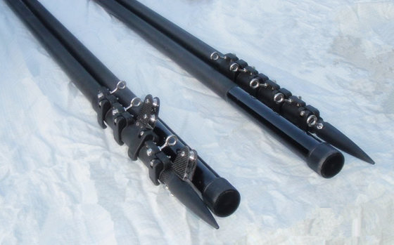 super strong collapsible pole high modulus carbon fiber telescopic pole as outrigger