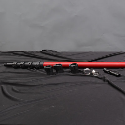 High Rigidity 20ft Extendable Carbon Fibre Window Cleaning Poles Sliver Color