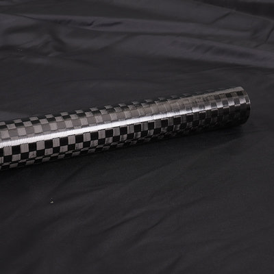 Black Glossy Carbon Fiber Extension Pole / 120mm 12K Carbon Fiber Telescopic Pole