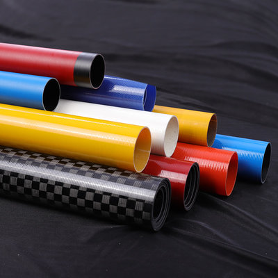 Glossy Surface Telescoping Fiberglass Poles Wear Resistance Colorful