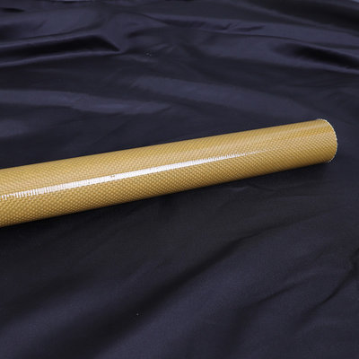 3k Twill Hexagonal Thin Wall Fiberglass Round Tube For Gutter Cleaning