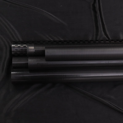 Matt Black Hollow Carbon Fiber Tube 1K  3K Light Weight Wear Resistance