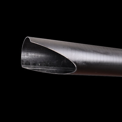 Glossy Twill Carbon Fiber Pole 2000mm Plain Surface Black Color Light Weight